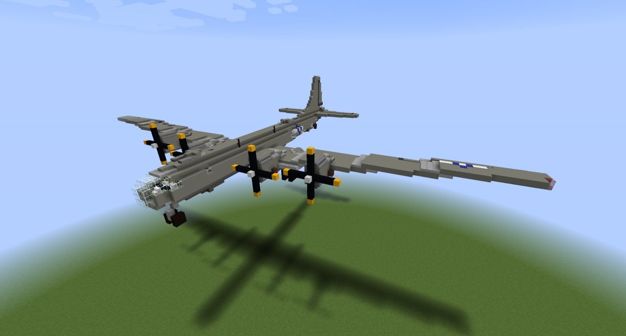 Boeing B-29 Superfortress Minecraft Map