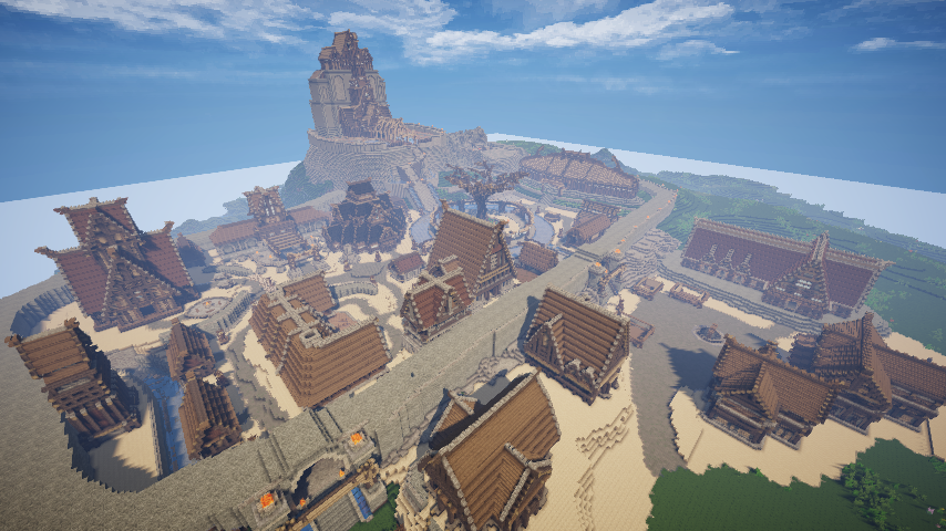 Whiterun - Skyrim The Elder Scrolls V Minecraft Map