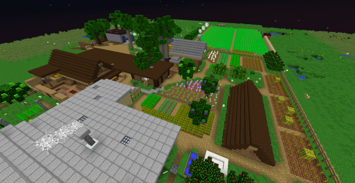 My home in 1990 Minecraft Map