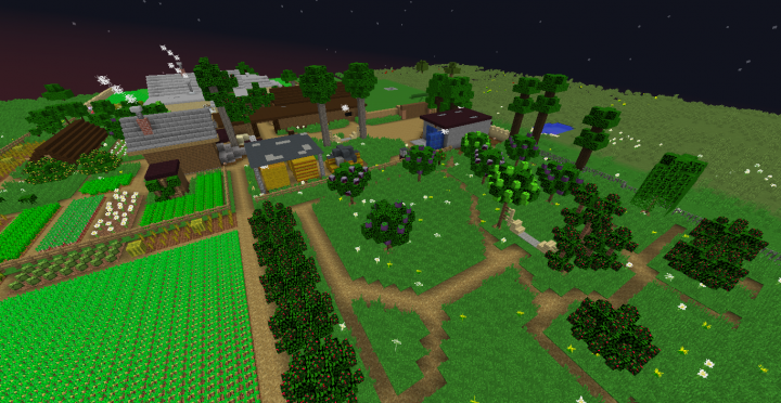 My home in 1990 Minecraft Map