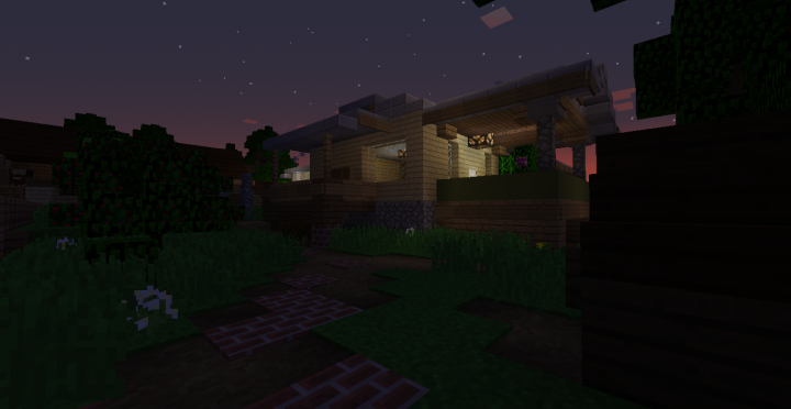 My home in 1990 Minecraft Map