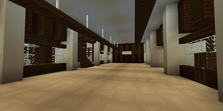 Mid Century Bank Minecraft Map