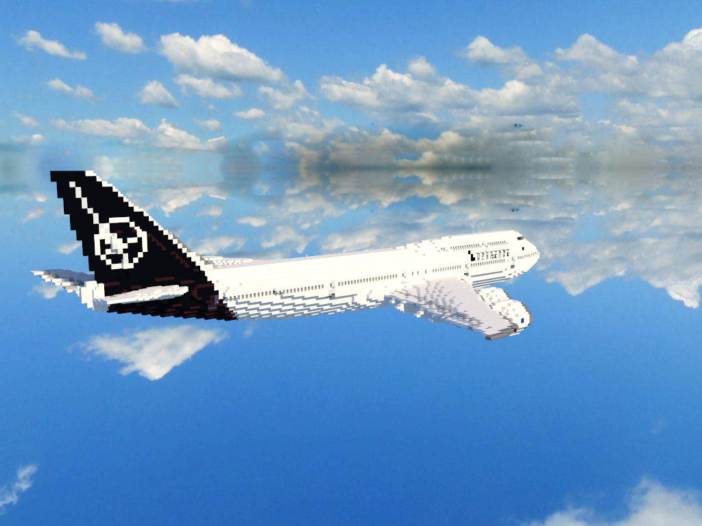Boeing 747-8 Minecraft Map