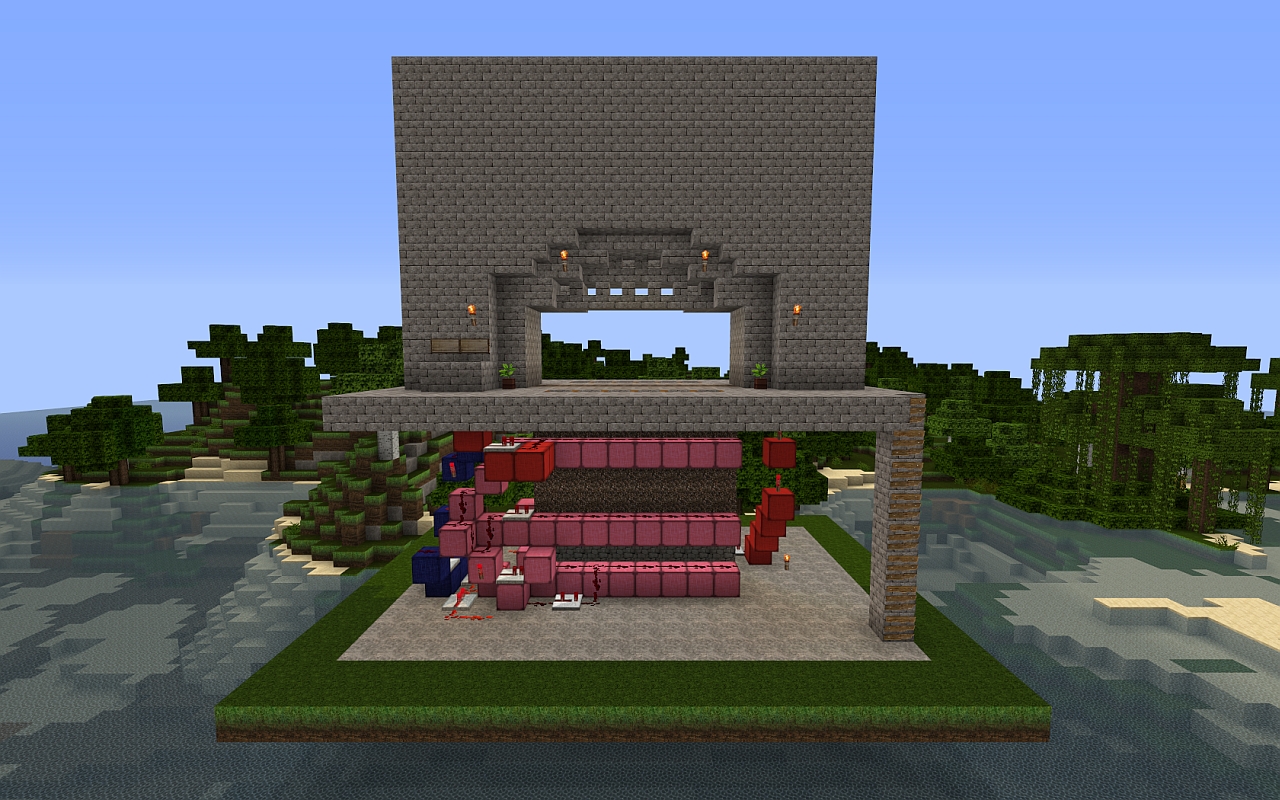 Castle Wolfenstein - 8x3 Big Door Minecraft Map