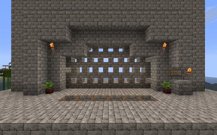 Castle Wolfenstein - 8x3 Big Door Minecraft Map