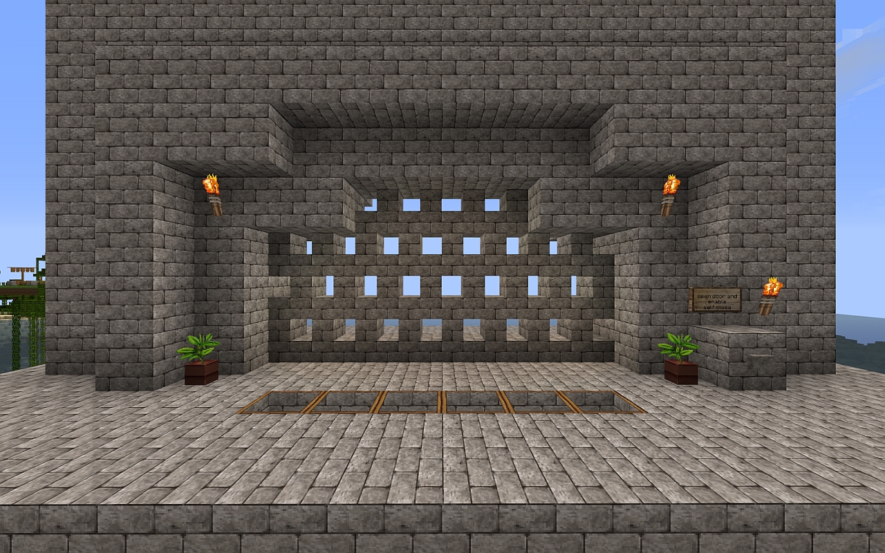 Castle Wolfenstein - 8x3 Big Door Minecraft Map