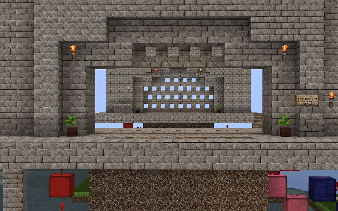 Castle Wolfenstein - 8x3 Big Door Minecraft Map