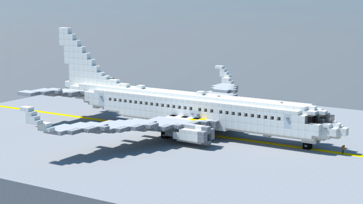 Commercial Aircraft Narrowbodies (most-used) Minecraft Map