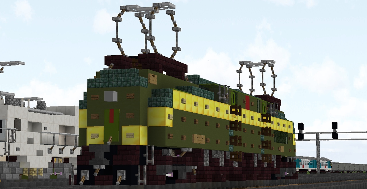 Electric locomotive GG1 Minecraft Map