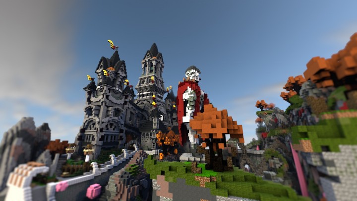 Gothic & Statue Minecraft Map