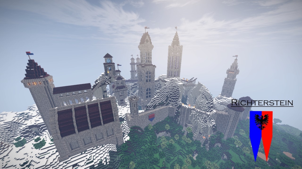 RICHTERSTEIN - EPIC GOTHIC CASTLE by -JustOstrava- Minecraft Map