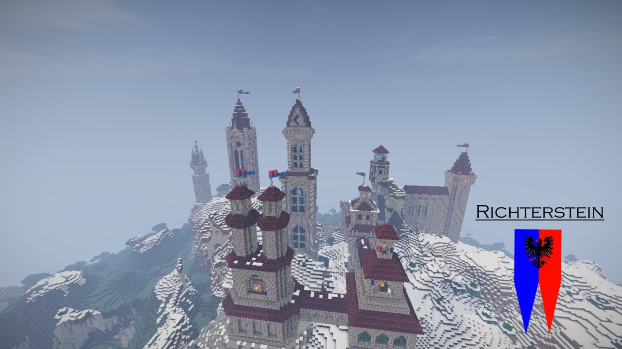 RICHTERSTEIN - EPIC GOTHIC CASTLE by -JustOstrava- Minecraft Map