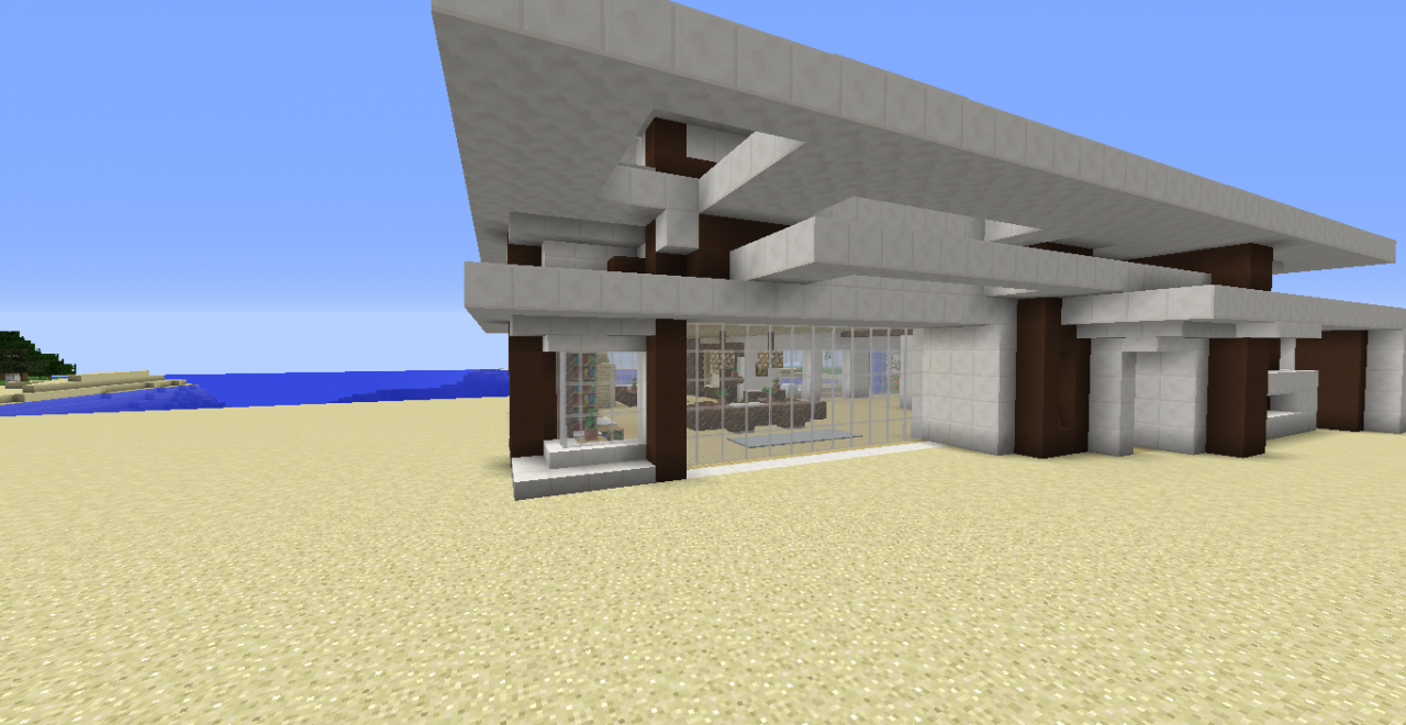 seaside house Minecraft Map