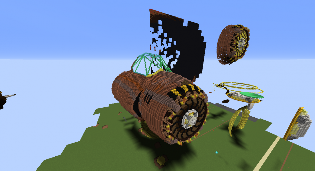 Airplane SteamPunk Minecraft Map