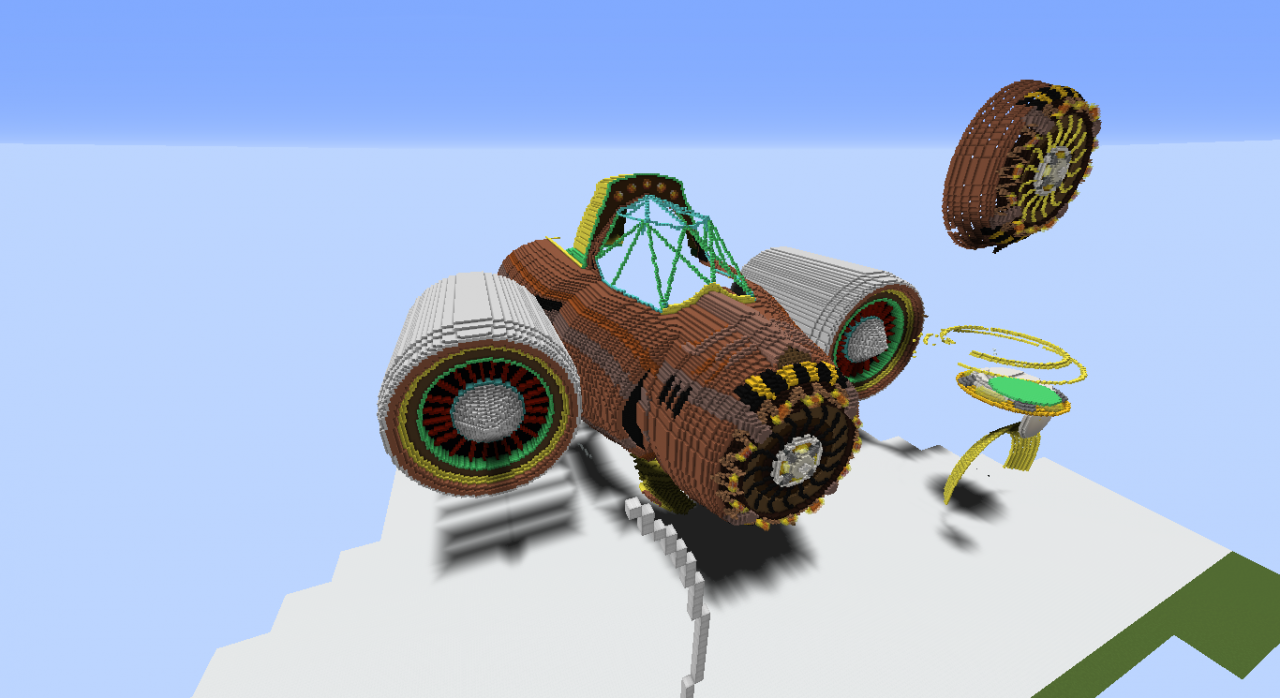 Airplane SteamPunk Minecraft Map