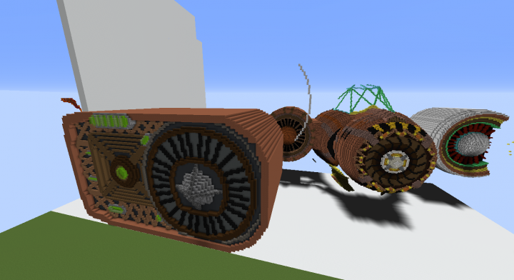 Airplane SteamPunk Minecraft Map