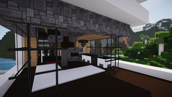 Modern Minimalist House Minecraft Map