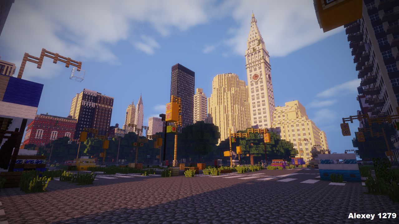 I am legend Manhattan Minecraft Map