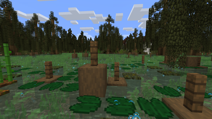 Worldpainted swamp decore - 1.2 by 1.12K - for 1.13 Minecraft Map