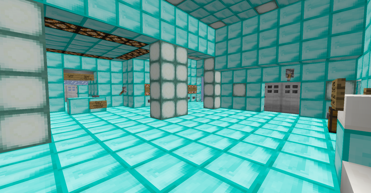 Diamond Skyship - Extreme Complexity Minecraft Map