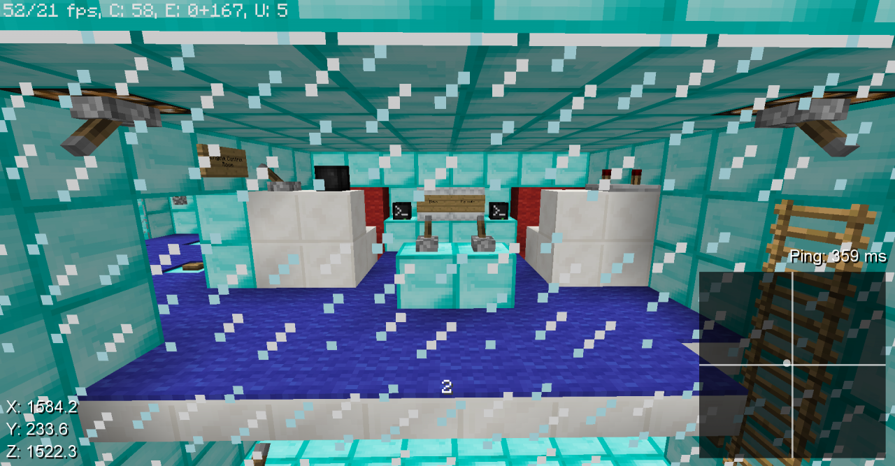 Diamond Skyship - Extreme Complexity Minecraft Map