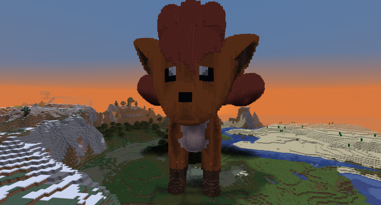 Vulpix - 3D Pokemon Minecraft Map