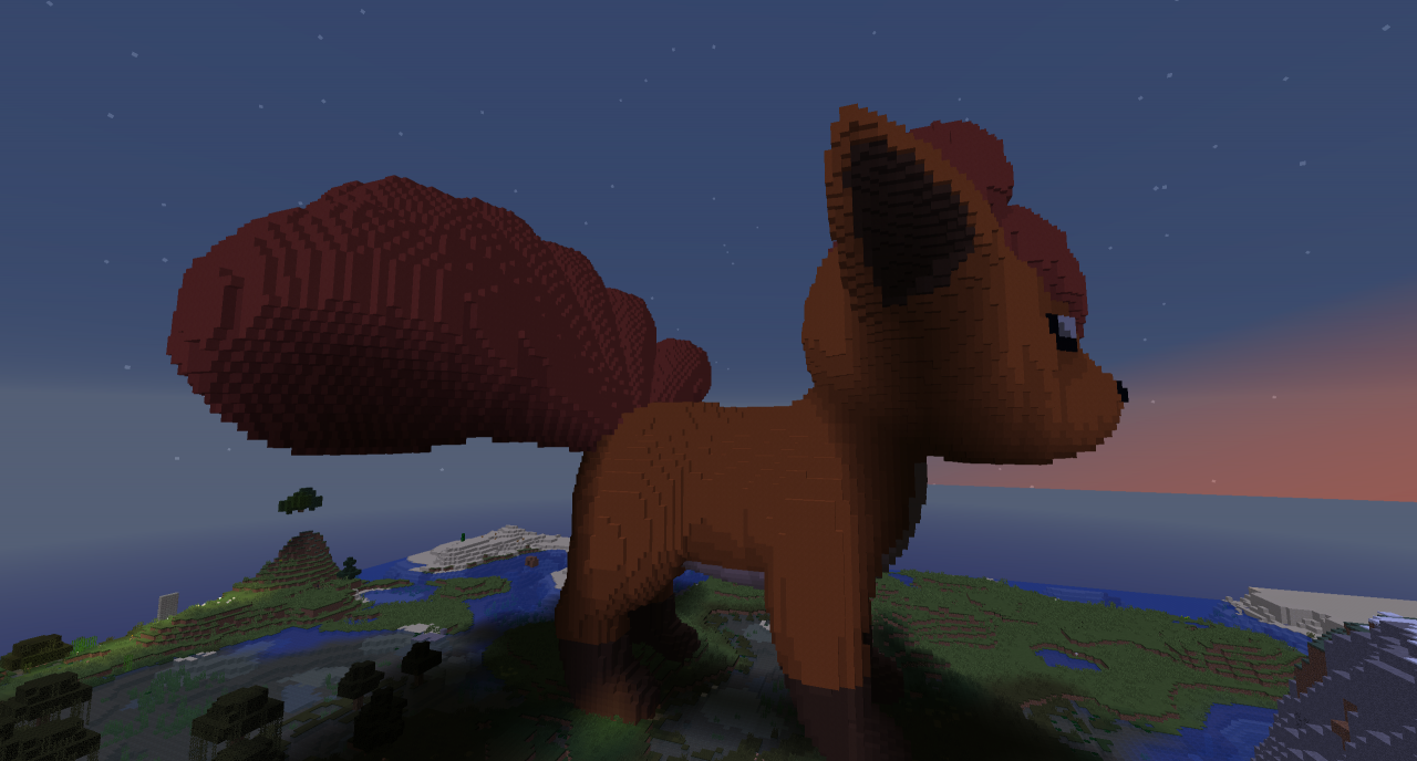Vulpix - 3D Pokemon Minecraft Map