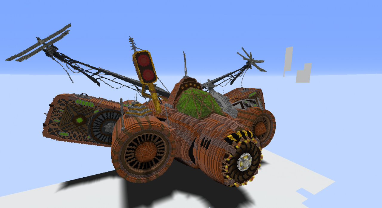 Airplane SteamPunk Minecraft Map