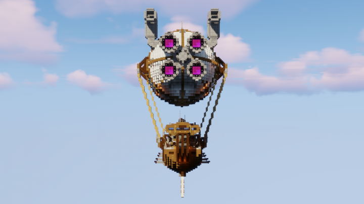 Steampunk Cargo Ship Minecraft Map