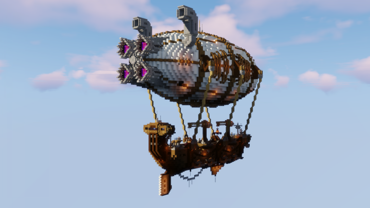 Steampunk Cargo Ship Minecraft Map