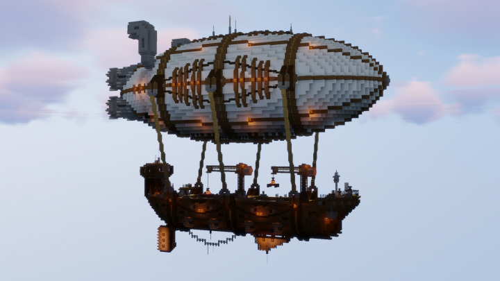 Steampunk Cargo Ship Minecraft Map