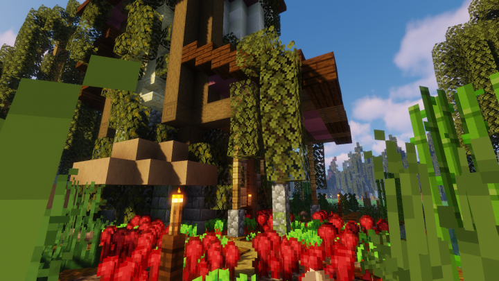 Unique Witch Hut Minecraft Map