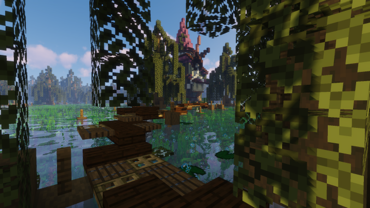 Unique Witch Hut Minecraft Map