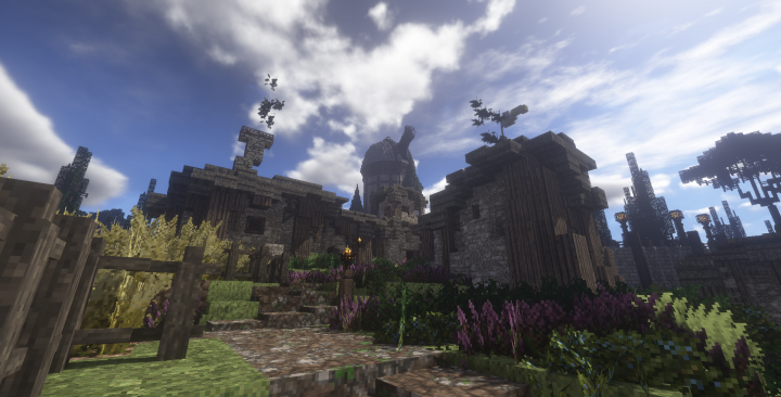 Run down fantasy town (Conquest reforged) Minecraft Map