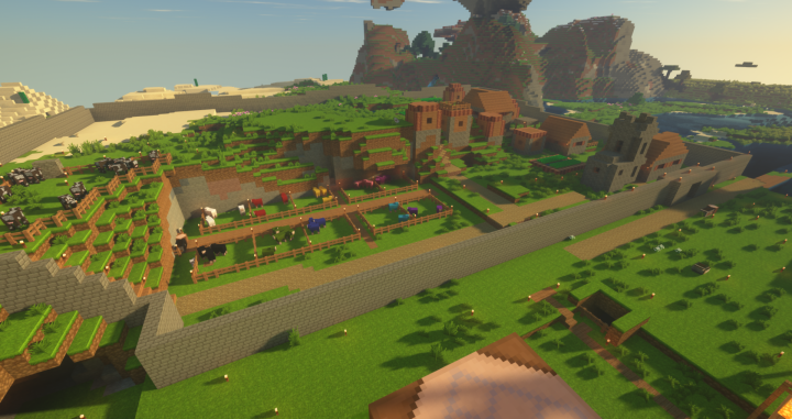 Spawn Village Upgrade Minecraft Map