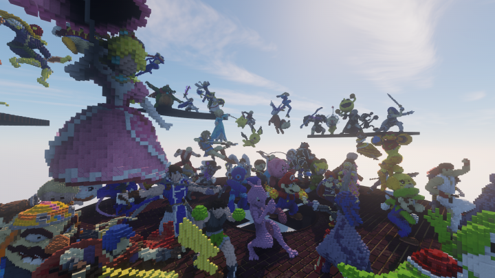 Super Smash Bros Ultimate Minecraft Map