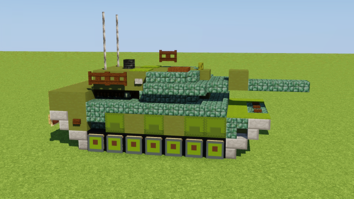 Leopard 2 Main Battle Tank Minecraft Map