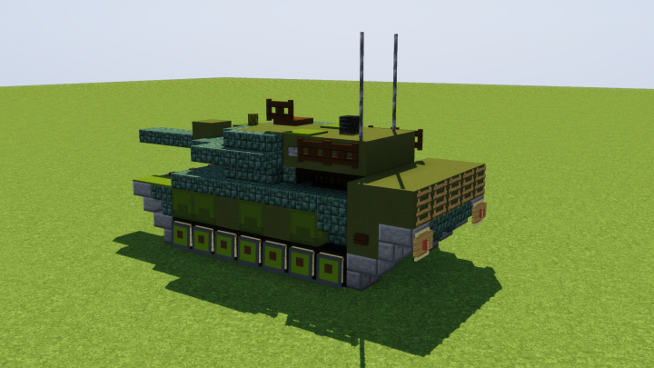 Leopard 2 Main Battle Tank Minecraft Map