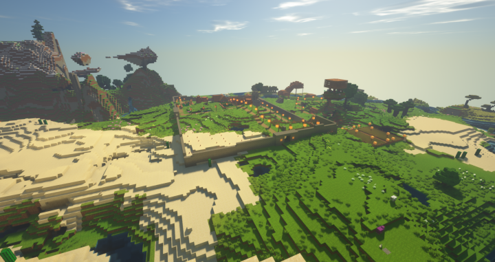 Spawn Village Upgrade Minecraft Map