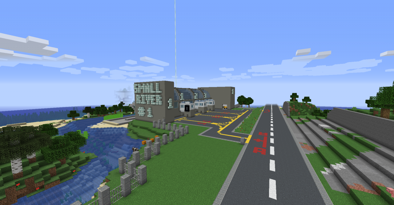 Small River Airport Minecraft Map