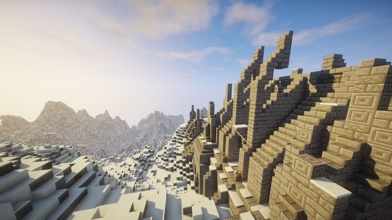 A Northen Temple from Skyrim Minecraft Map