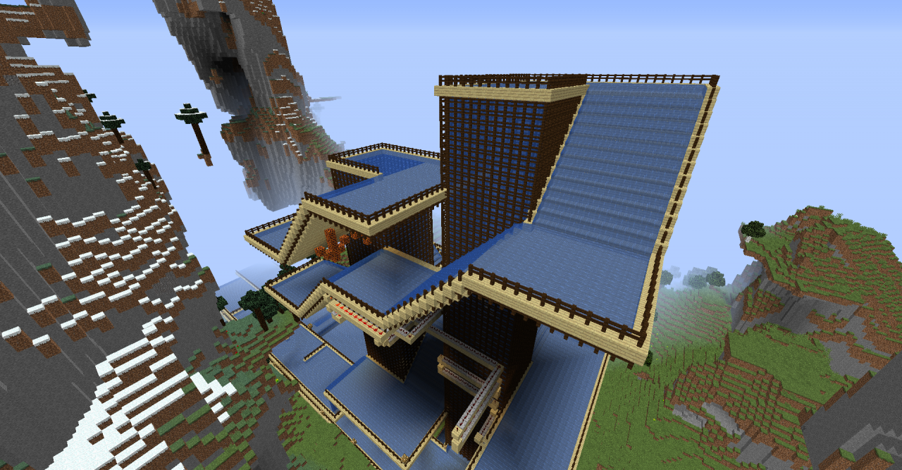 WORLD'S LARGEST (?) Minecraft Boat Race Track Minecraft Map