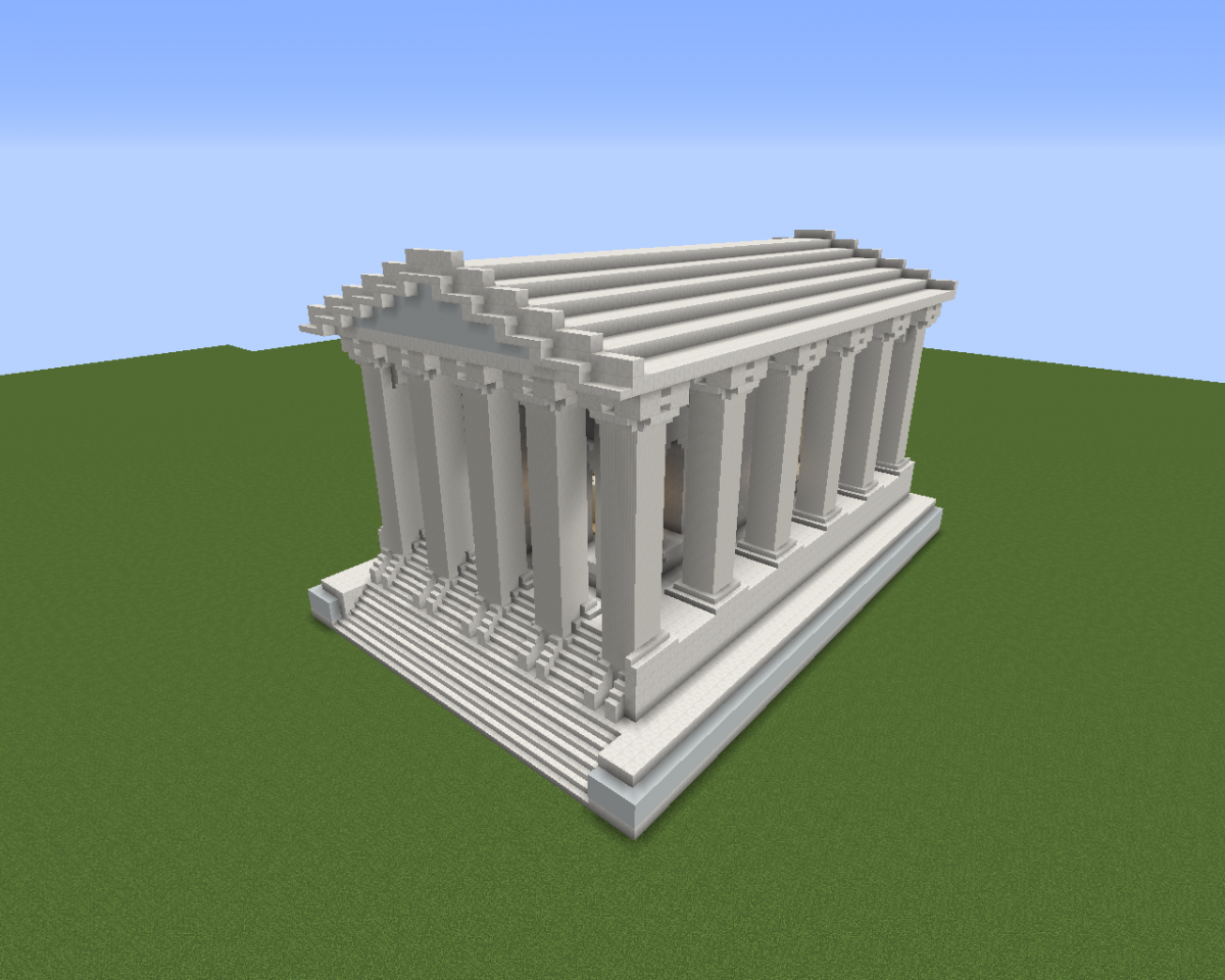 Greek-Turkish Parthenon with improvised interior Minecraft Map