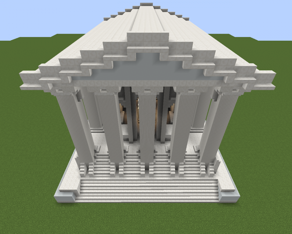 Greek-Turkish Parthenon with improvised interior Minecraft Map