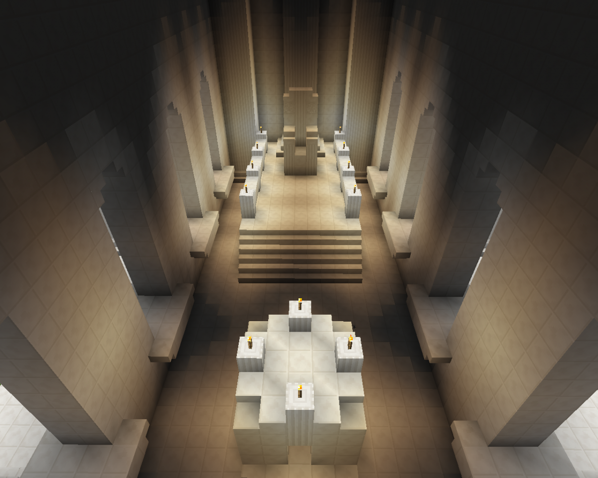 Greek-Turkish Parthenon with improvised interior Minecraft Map