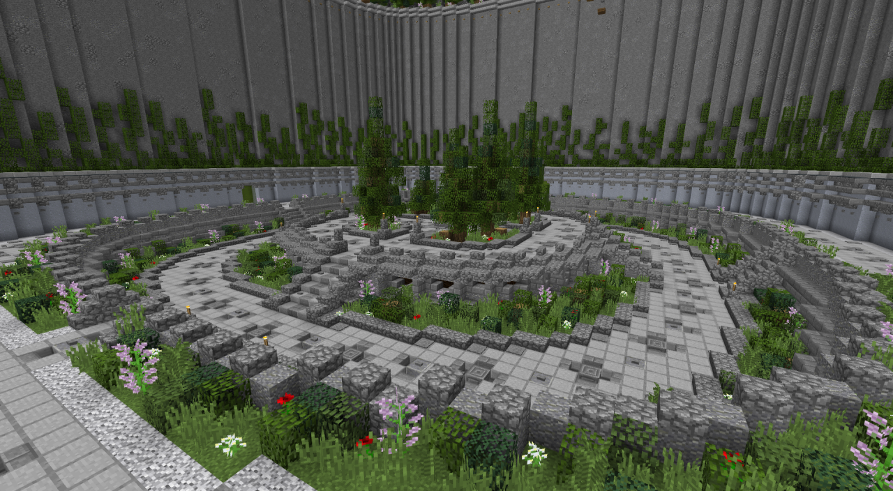 Epic Minecraft Spawn "Monumental Garden" [1.12.x] by DeadlyPeachX ...
