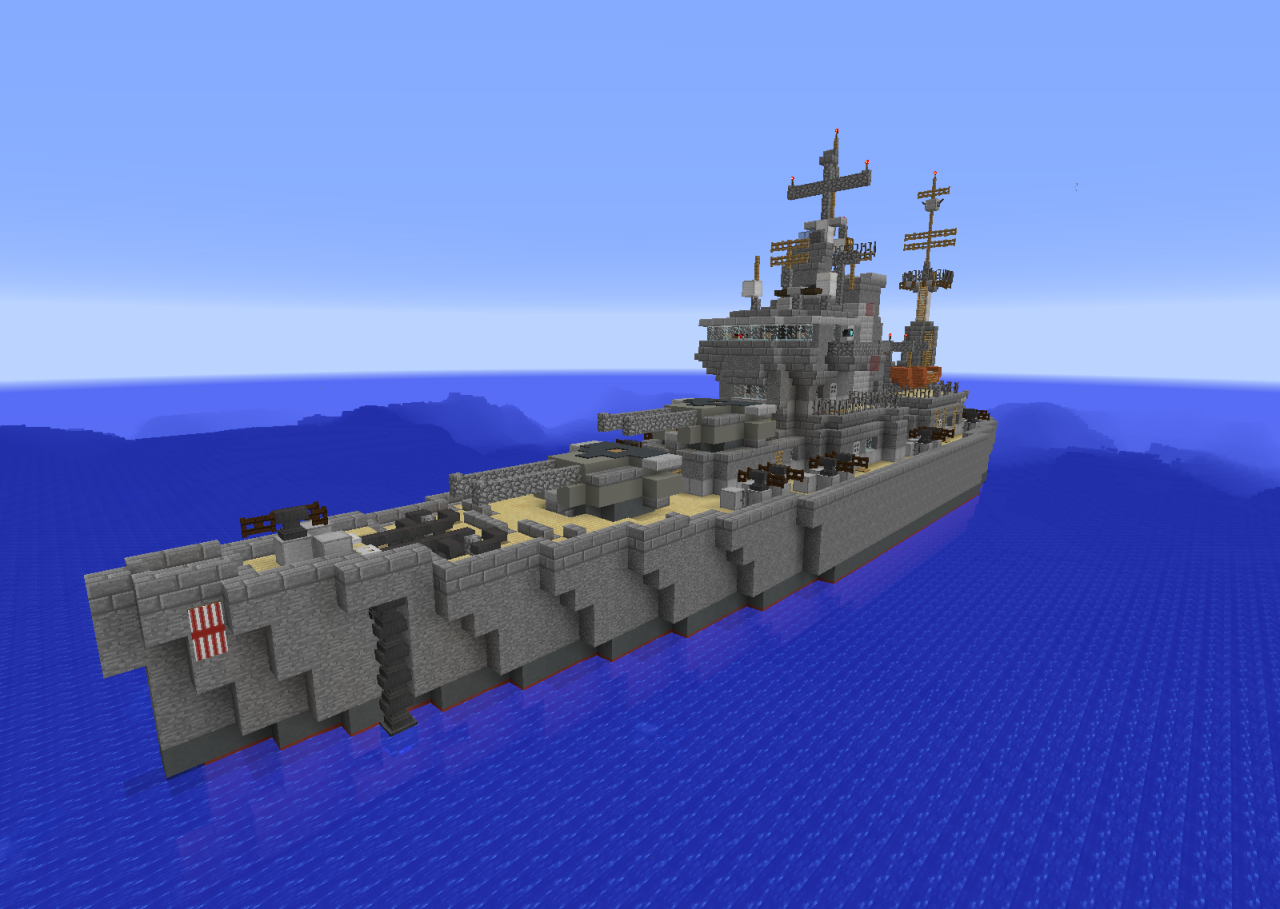 Fictional Cruiser- HMS London Minecraft Map