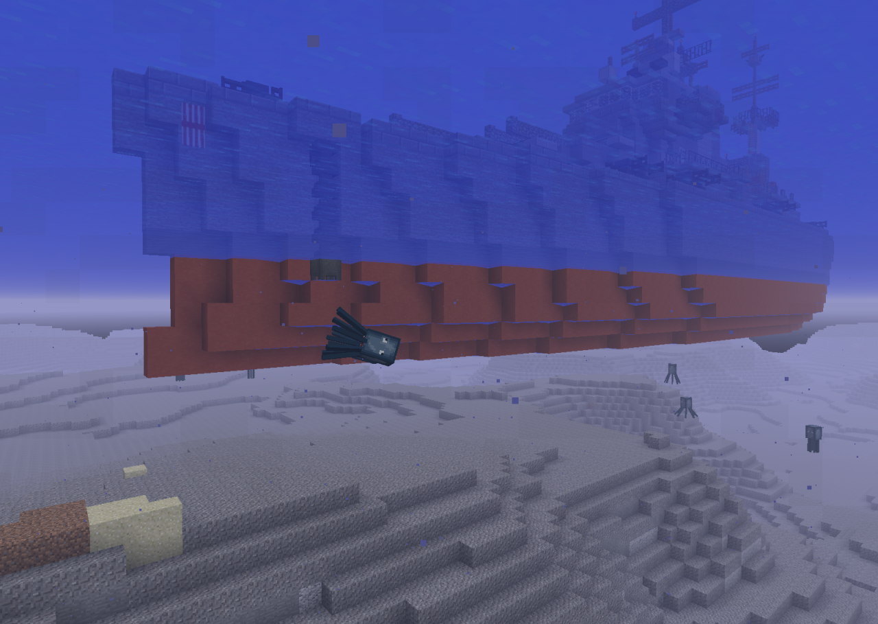 Fictional Cruiser- HMS London Minecraft Map