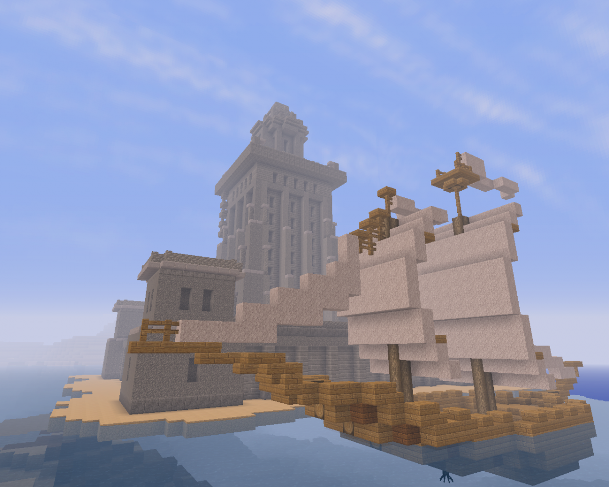 Egyptian Lighthouse of Alexandria Minecraft Map
