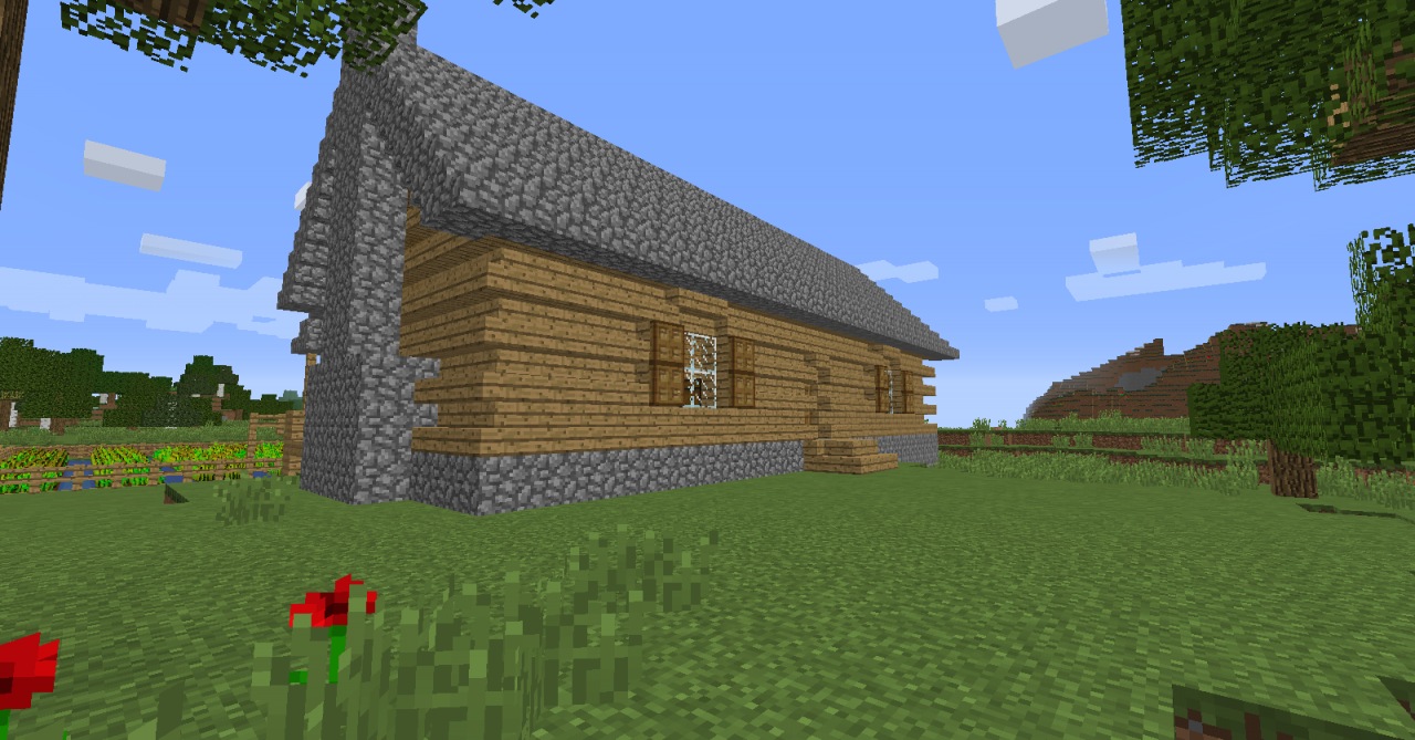 My survival world cabin [With download] Minecraft Map
